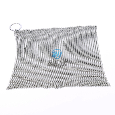 Stainless Steel Ring Mesh Chain Mail Scrubber from Chinese manufacturer ...