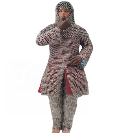 Stainless Steel Ring Mesh Medieval Chainmail Armor - zhonghe